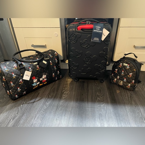 Disney | Bags | Nwt Mickey Cabin Carry On Luggage Backpack And ...